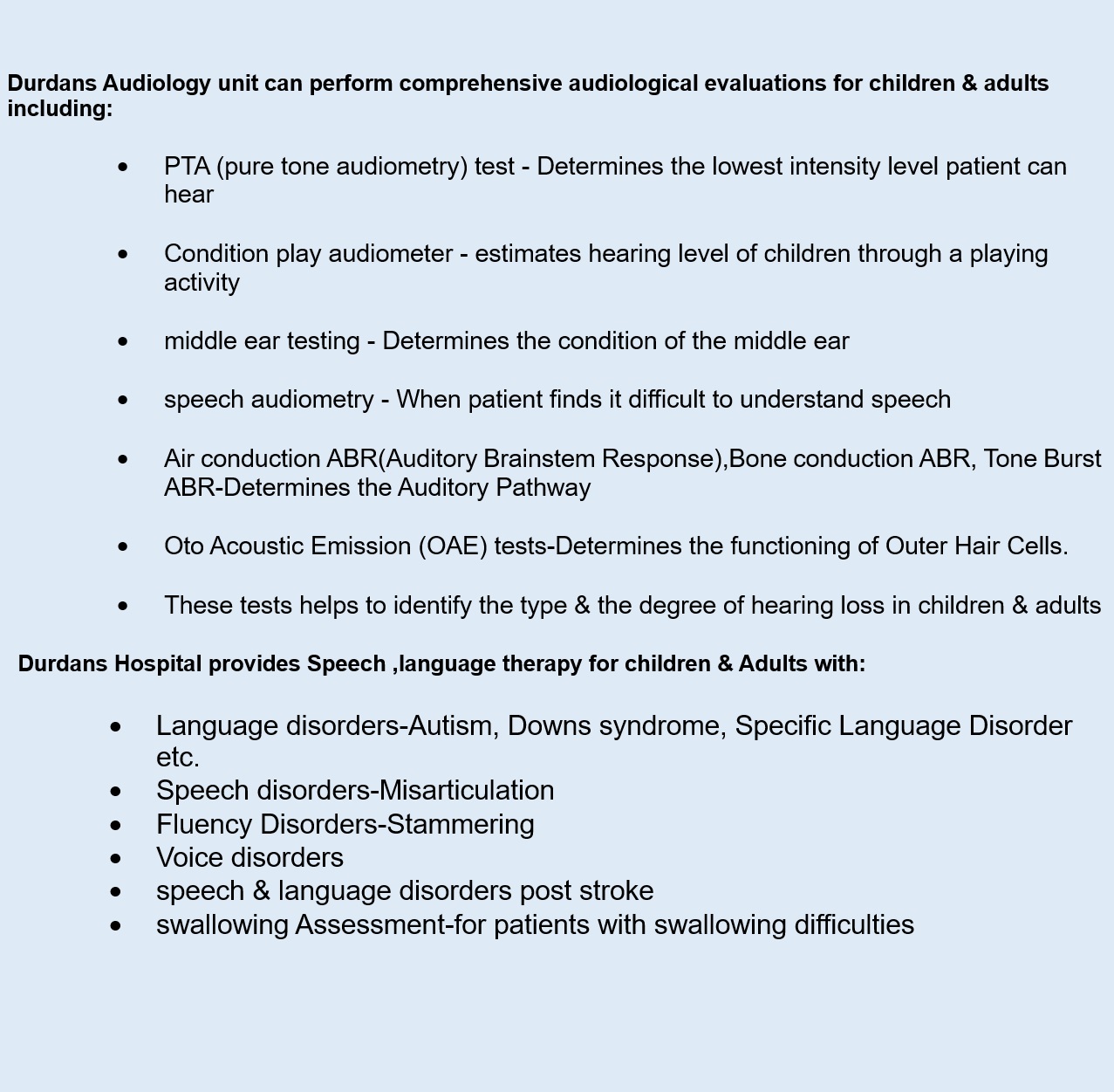 Identifying Hearing & Speech/Language Disorders in Children & Adults ...